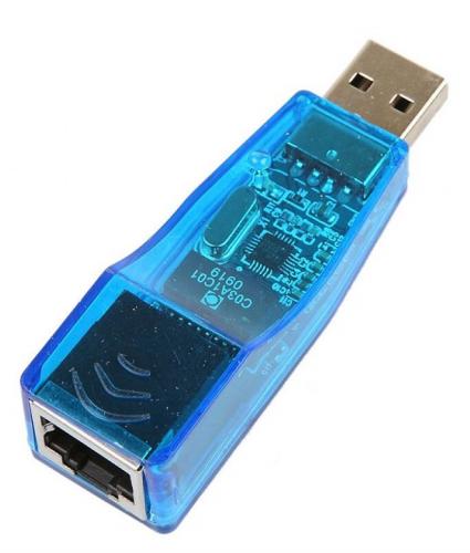 ⏩ Купить Сетевой адаптер USB Ethernet, Dynamode, Blue, 10/100 Mbps (USB ...
