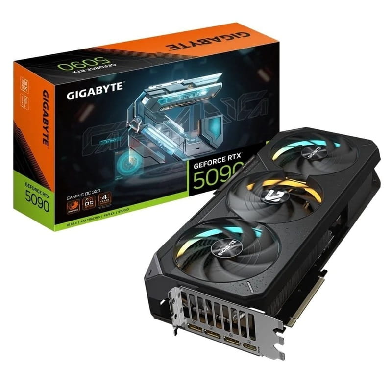 ⏩ Купити Відеокарта GeForce RTX 5090, Gigabyte, GAMING OC, 32Gb GDDR7 (GV-N5090GAMING OC-32GD ...
