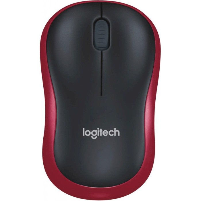 ⏩ Купити Миша бездротова Logitech M185, Red/Black (910-002237) Гарантія ...