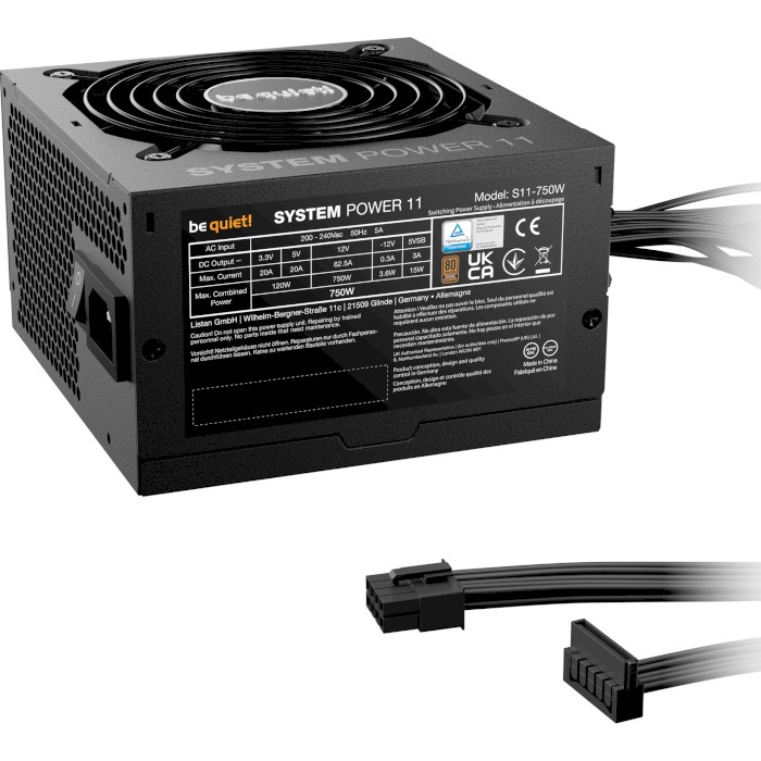 ⏩ Купити Блок живлення 750 Вт, be quiet! System Power 11, Black ...