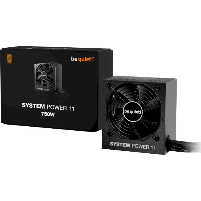 ⏩ Купити Блок живлення 750 Вт, be quiet! System Power 11, Black ...