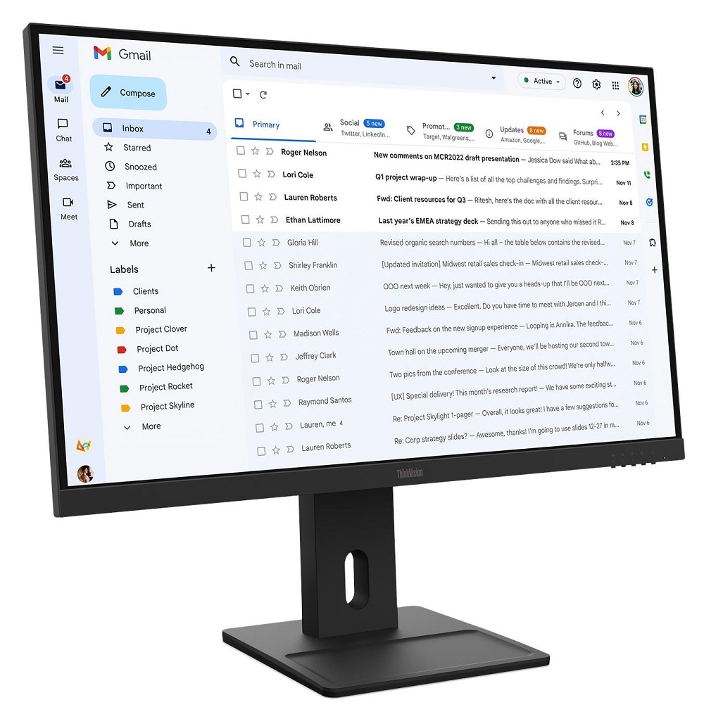 ⏩ Купить Монитор 27" Lenovo ThinkVision E27-40, Black (64BCMAT4EU ...