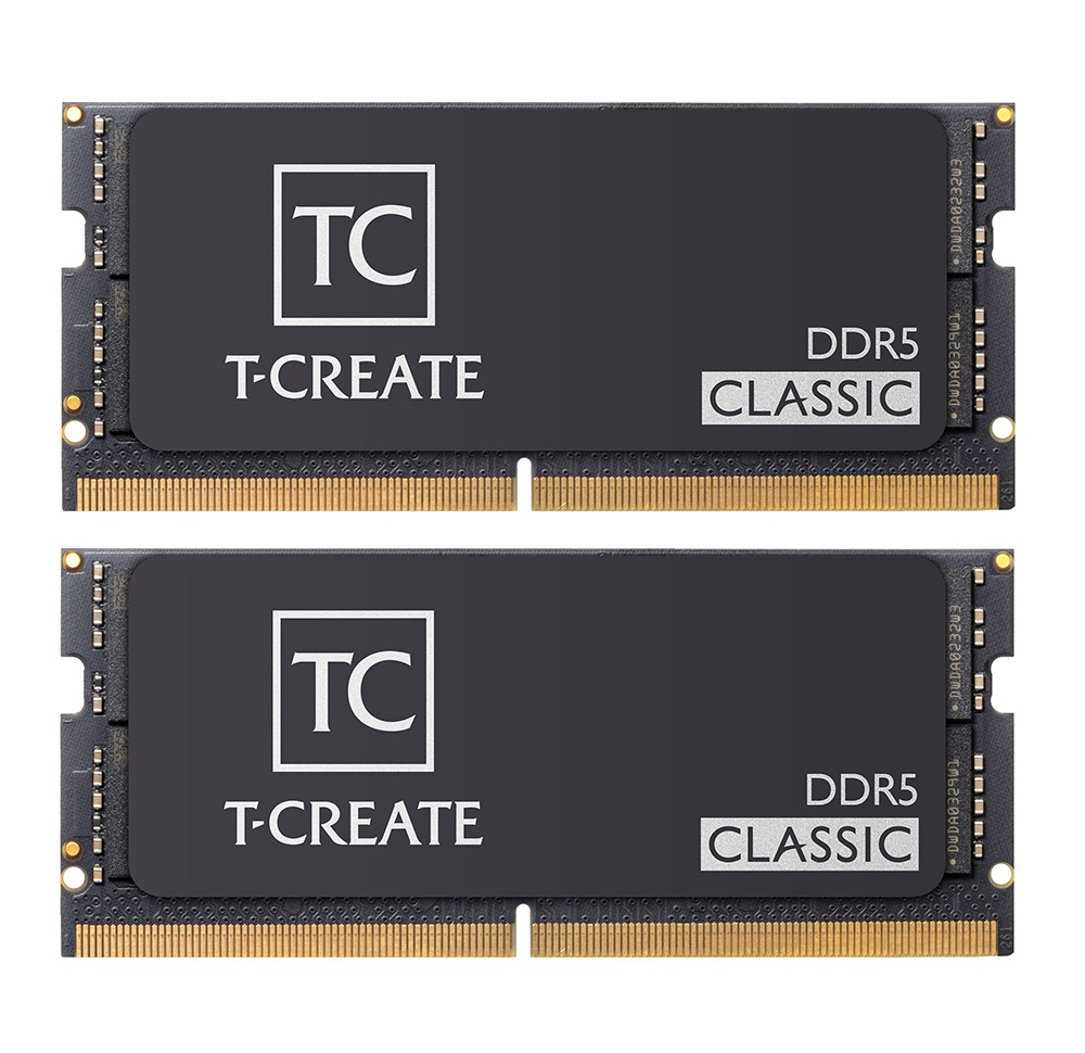 ⏩ Купити Пам'ять SO-DIMM, DDR5, 16Gb x 2 (32Gb Kit), 5600 MHz, Team T-Create Classic, 1.1V, CL46 ...
